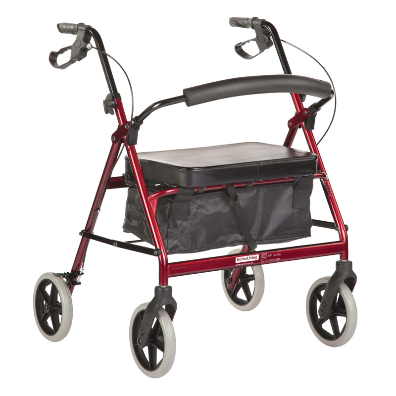 BetterLiving Maxi Plus Wheeled Walker – Rehabilitation Equipment Services